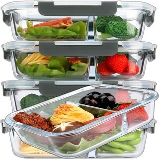 [5-Pack,36 Oz] Glass Meal Prep Containers - Bed Bath & Beyond - 39079928